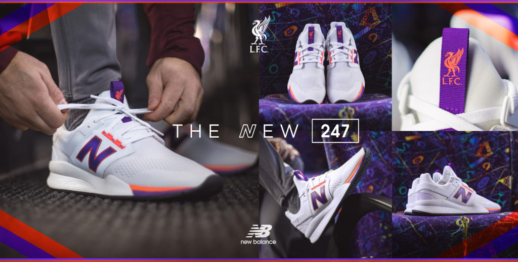 Walk On, with the New Balance Liverpool FC 247 v2 Collab Sneaker - NXT