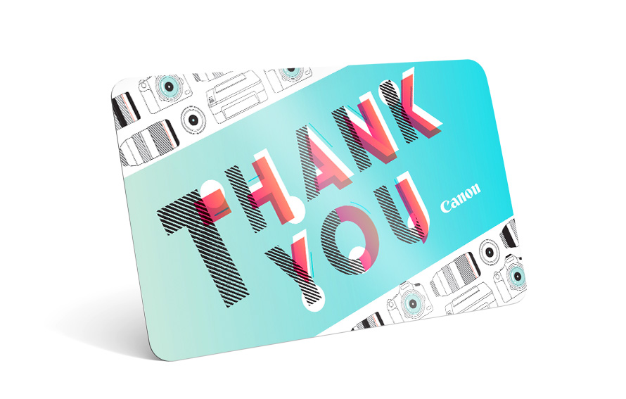 Canon eShop E-Gift Cards