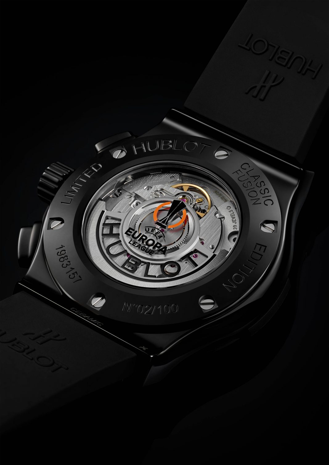 Hublot unveils the Classic Fusion Chronograph UEFA Europa League Ceramic