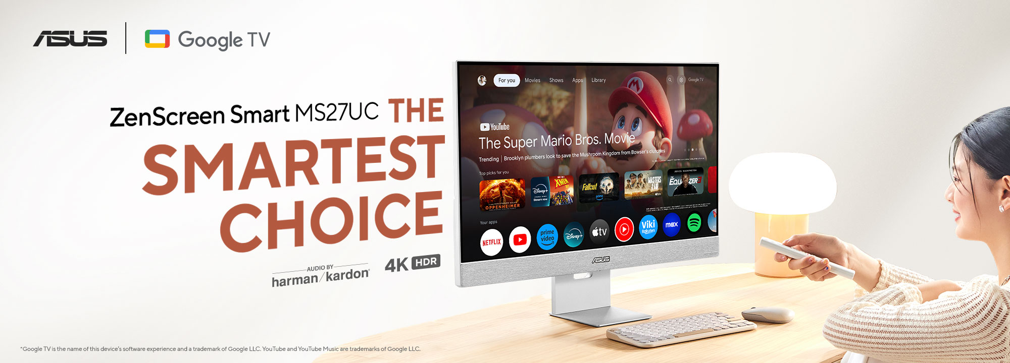 ASUS Announces First Google TV smart monitor: ZenScreen Smart Monitor ...