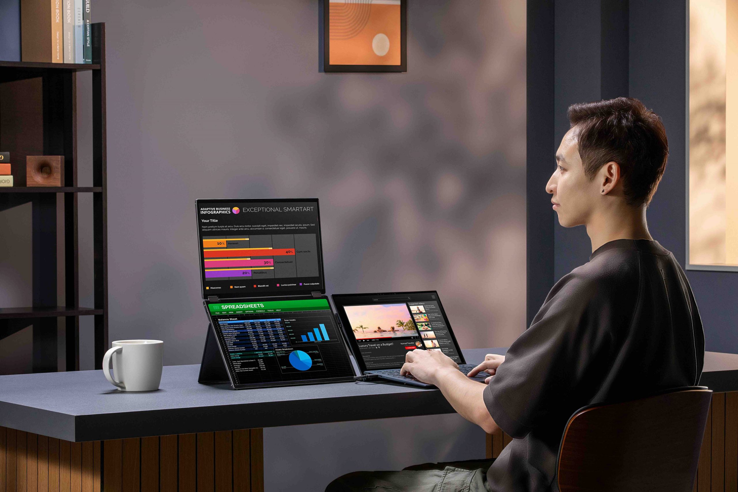 ASUS ZenScreen Duo OLED MQ149CD_Scenario 1 - NXT
