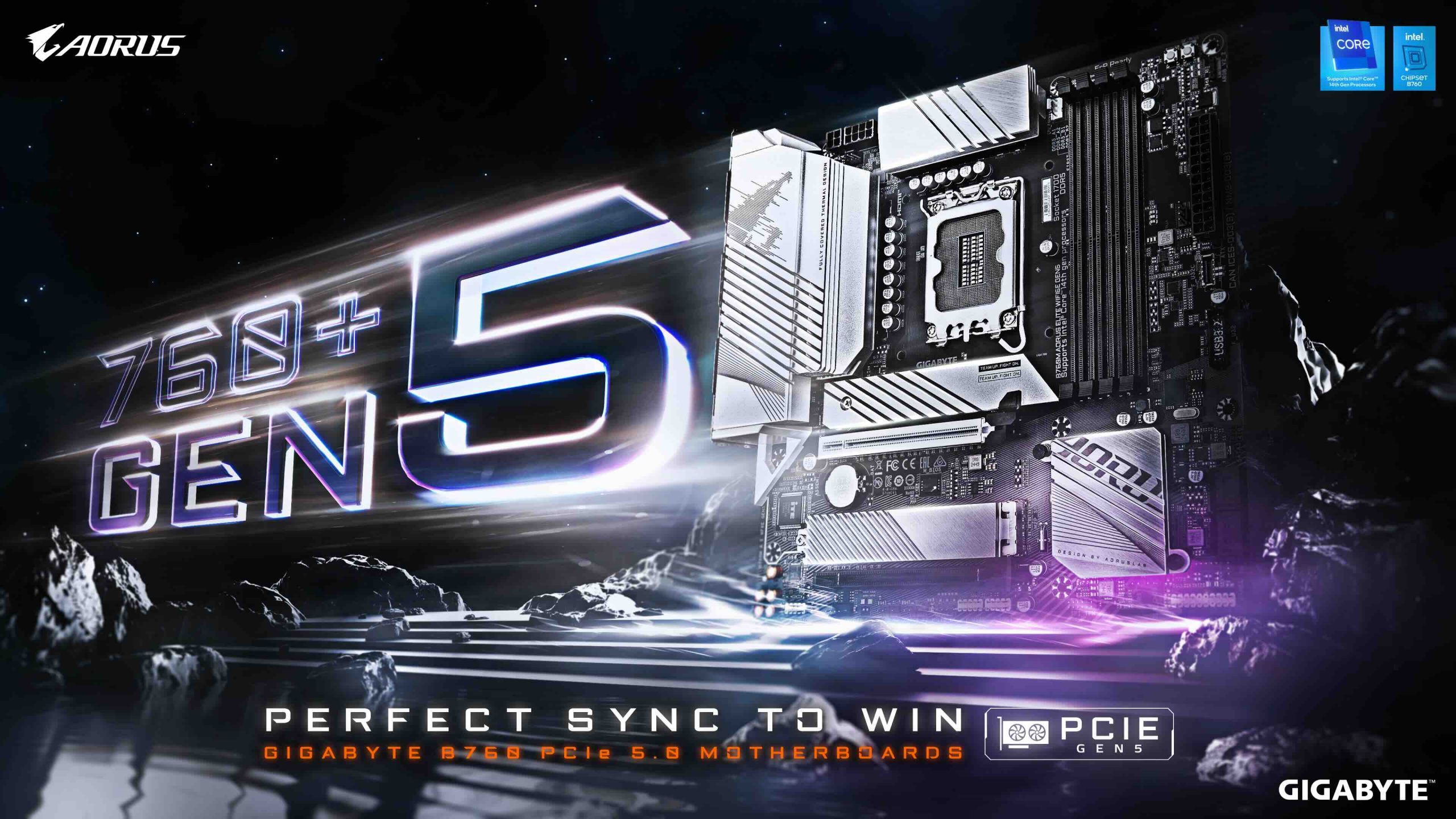 Game On, Build Easy: GIGABYTE B760 GEN5 Brings Speed and Simplicity