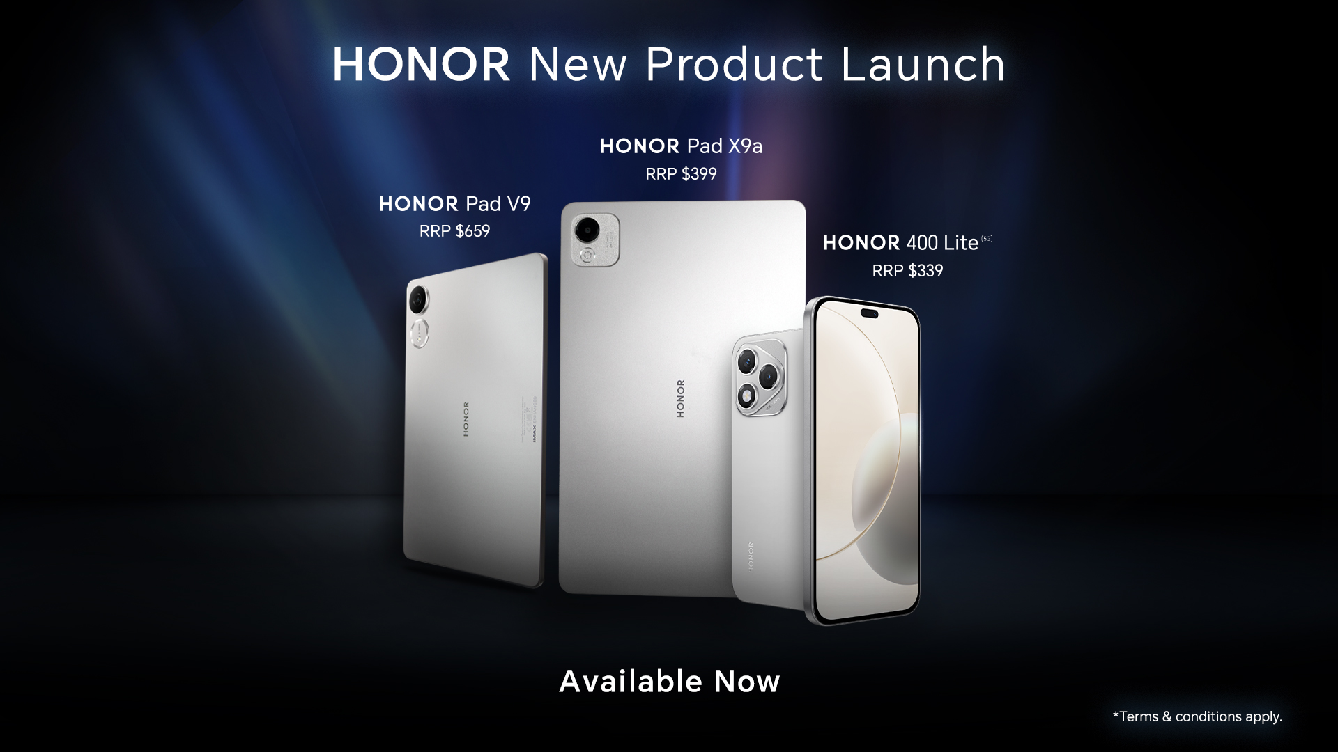HONOR 400 Lite, HONOR Pad V9, and HONOR Pad X9a Launch in Singapore ...