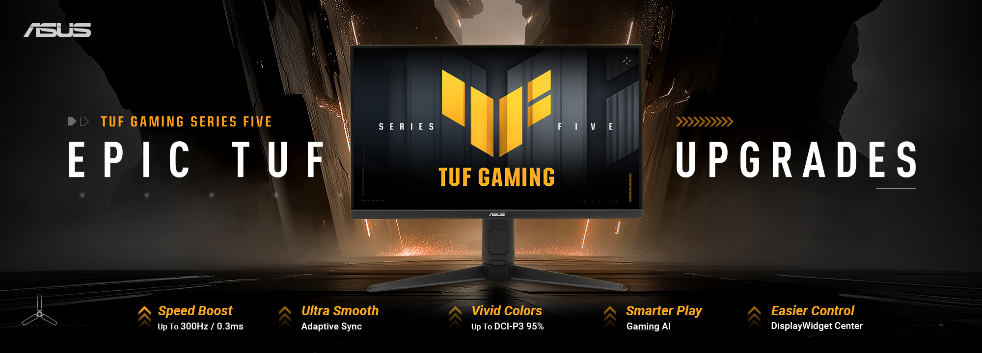 ASUS Levels Up with New TUF Gaming Series Five Monitor Lineup Featuring ...