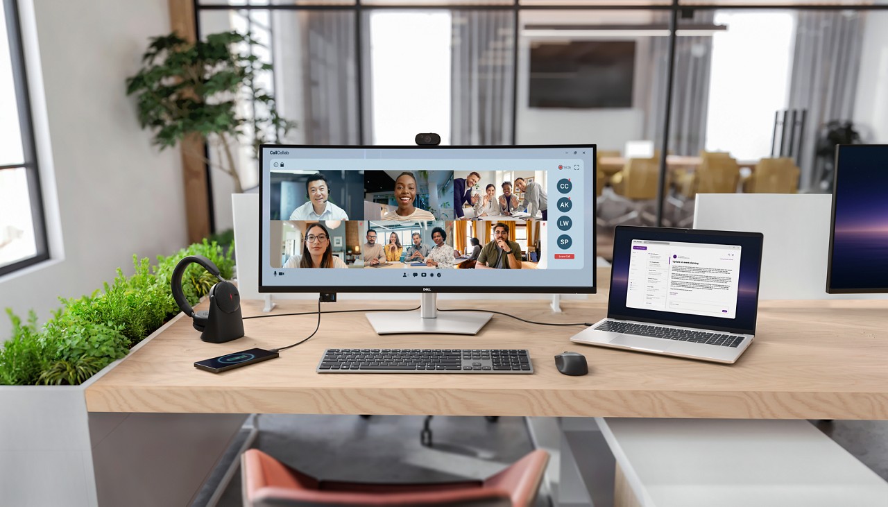 Dell Pro P 34 USB-C Hub Webcam Monitor Lifestyle - NXT